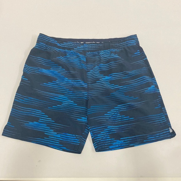 Speedo | Shorts | Speedo Striped Blue Board Shorts | Poshmark